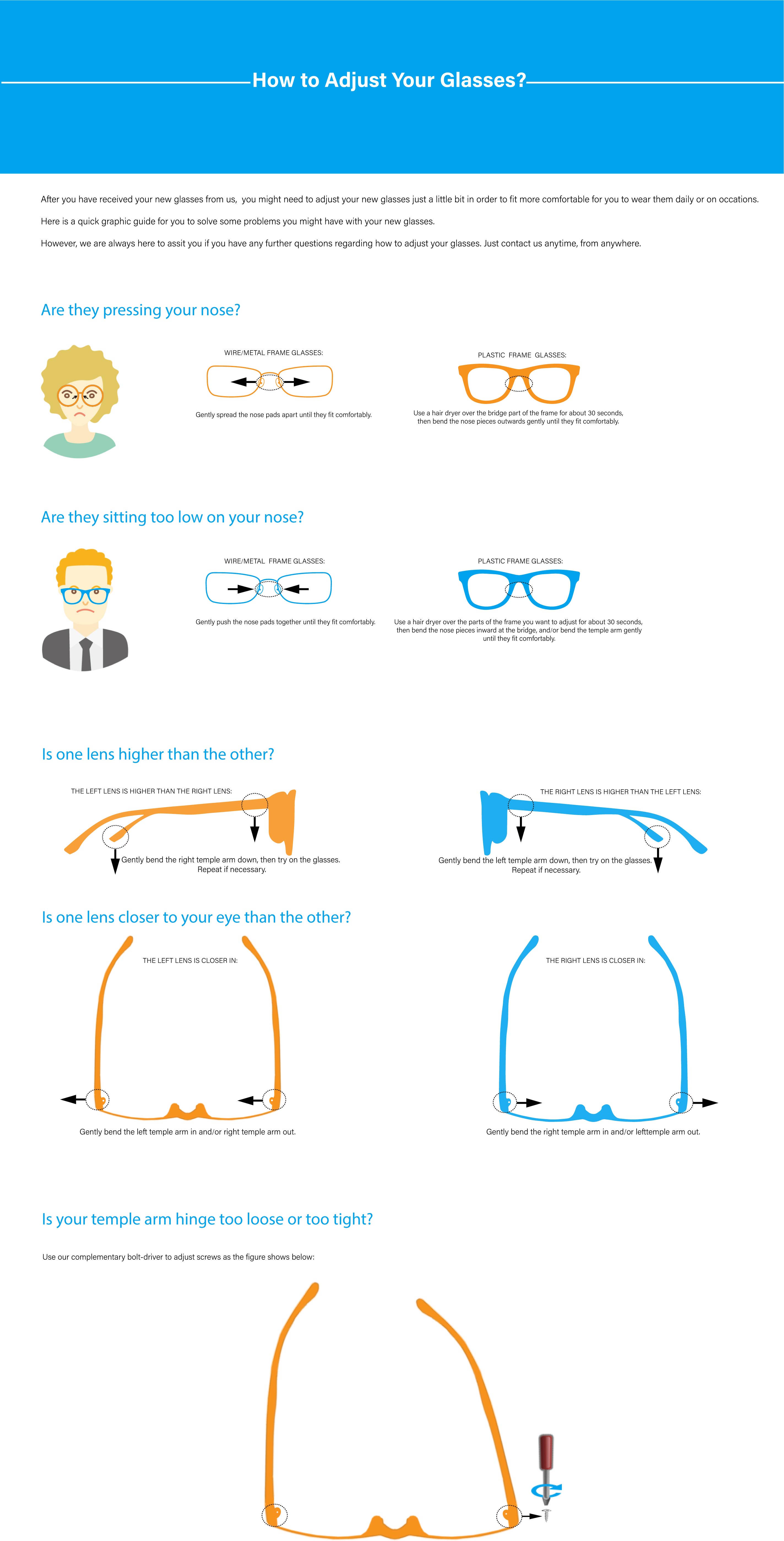 How To Adjust Your Glasses VlookOptical