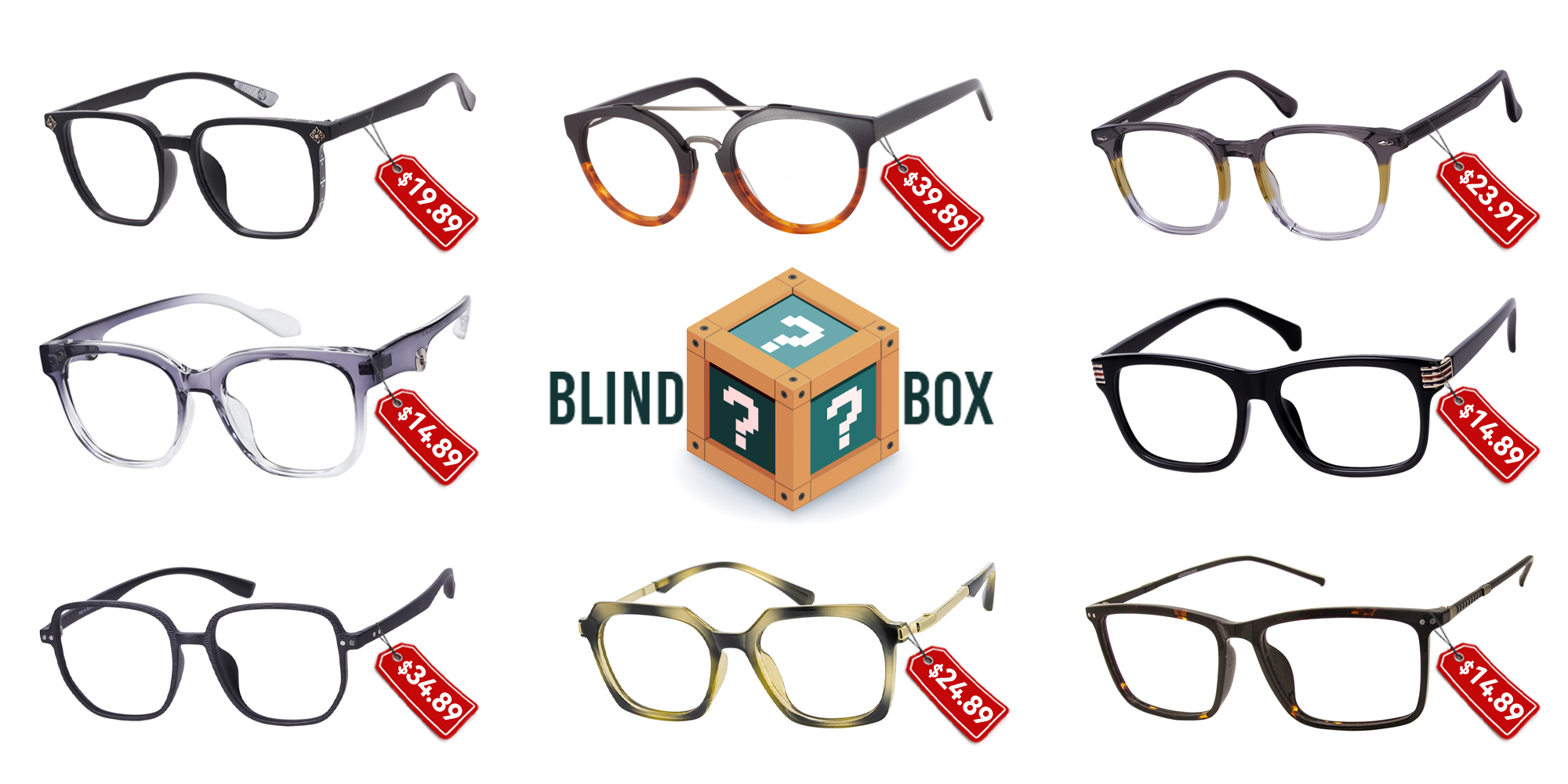 Mystery Box For Men - Frame - VlookGlasses