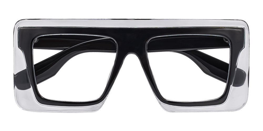 Lorna plastic trendy square glasses for women and men