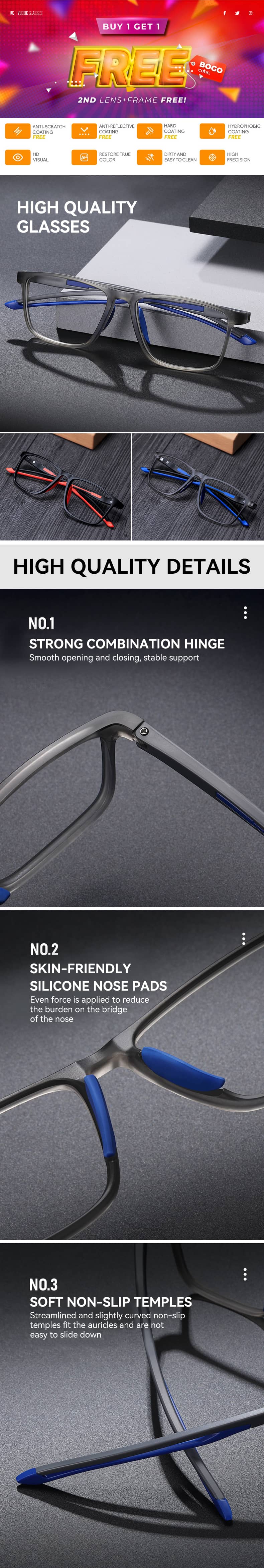 Kevin - Frame - VlookGlasses