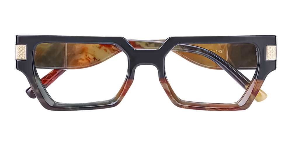 Manson plastic trendy rectangle glasses for women and men