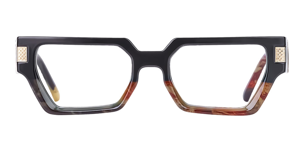 Manson plastic trendy rectangle glasses for women and men