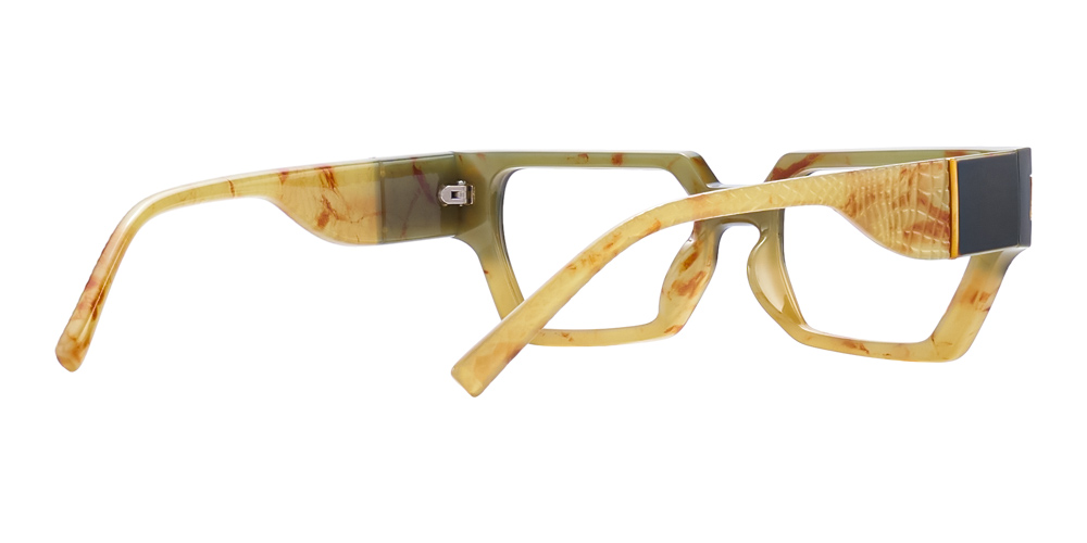 Manson plastic trendy rectangle glasses for women and men